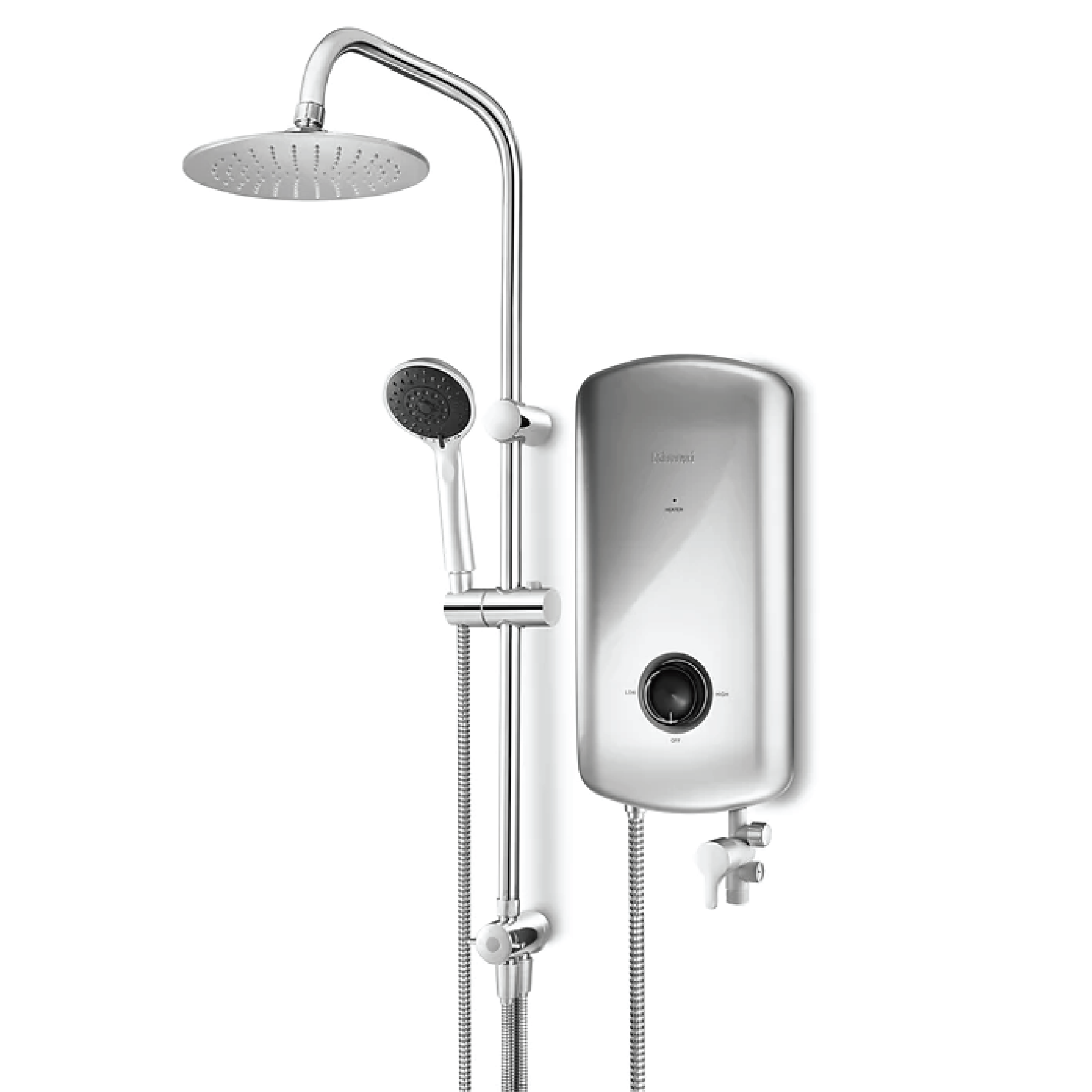 Rinnai REI-B330NP-R Crystal Series Extra Large Rainshower Head | Azora