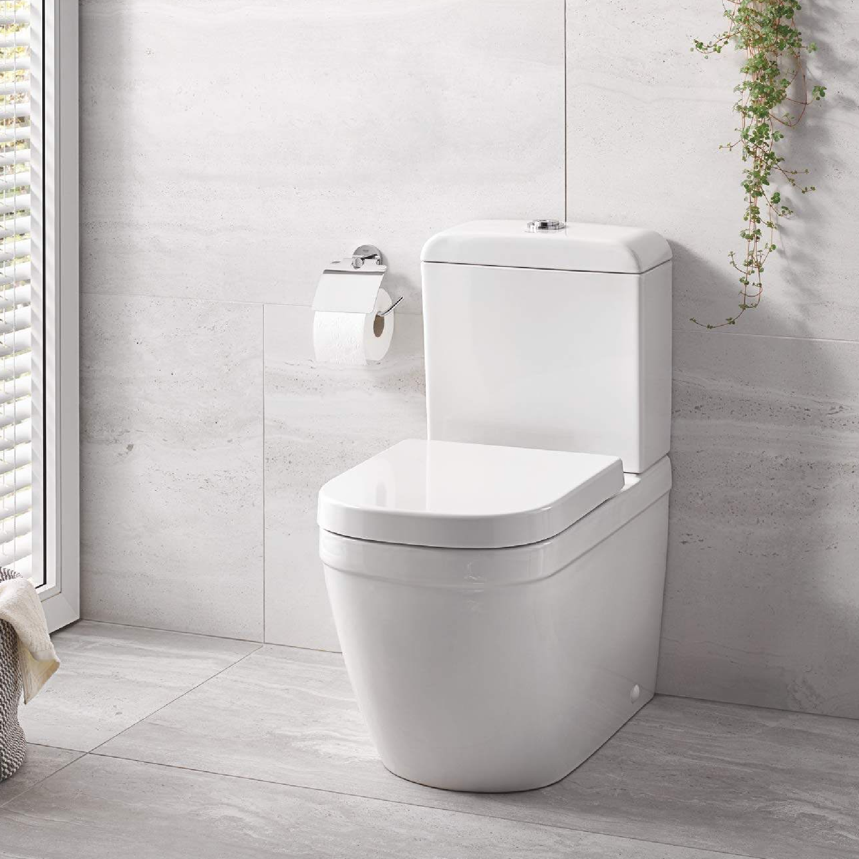 Grohe 39338000/3933800H + 39330001 + 39332000 Euro Ceramic Floor ...